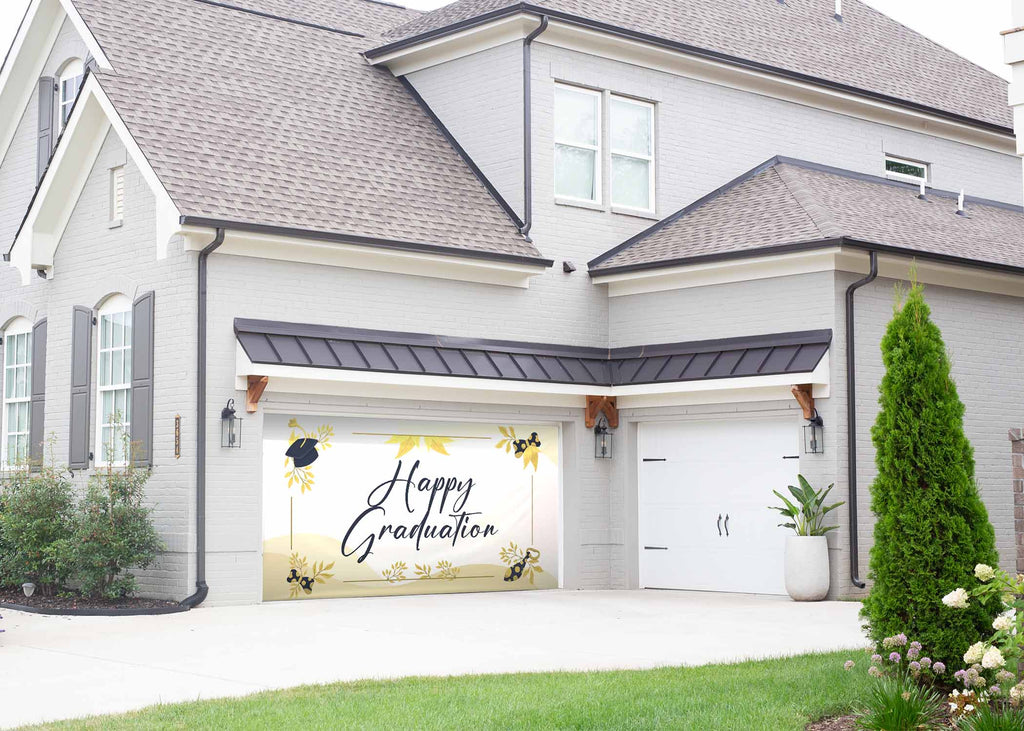 Floral Happy Graduation Garage Door Banner – DoorPOP