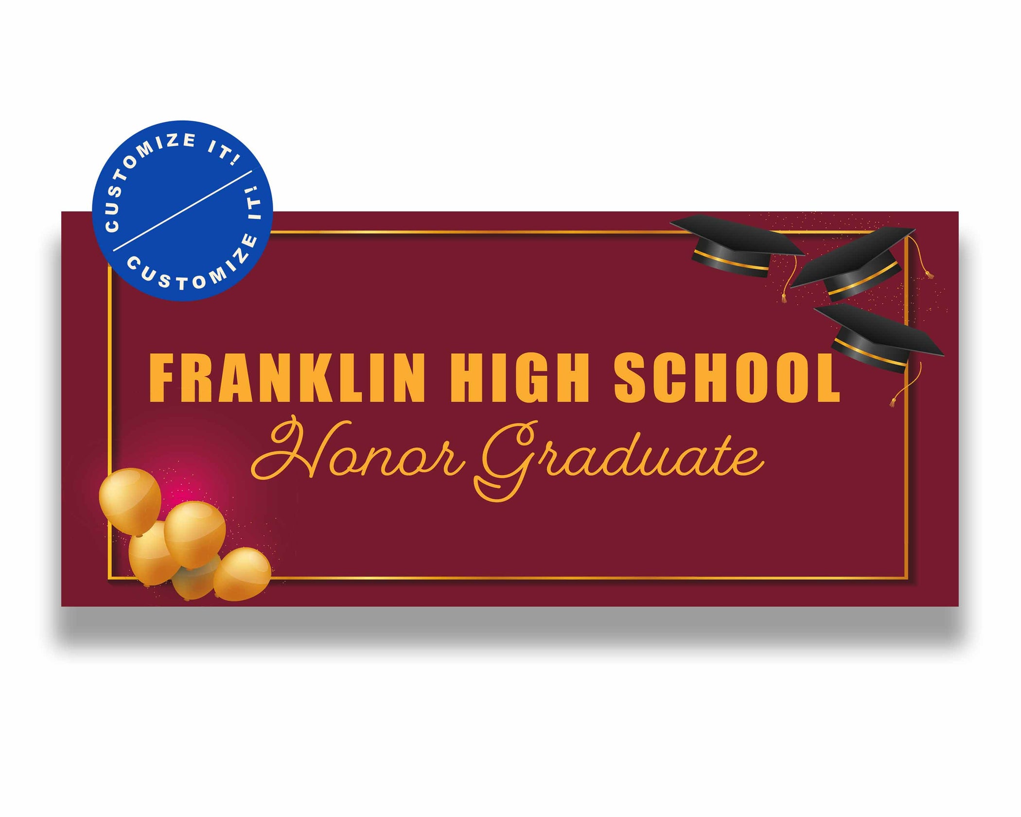 Traditional Graduation Garage Door Banner – DoorPOP