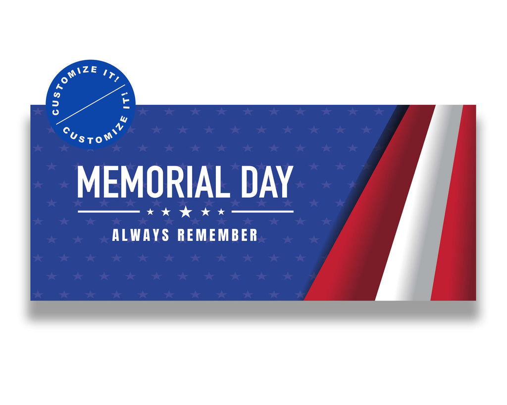 Always Remember Memorial Day Garage Door Banner – DoorPOP